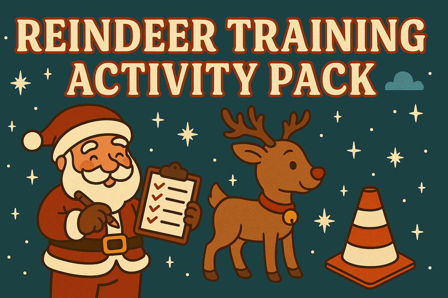 Reindeer Training Activity Pack - Santa’s Talk Line