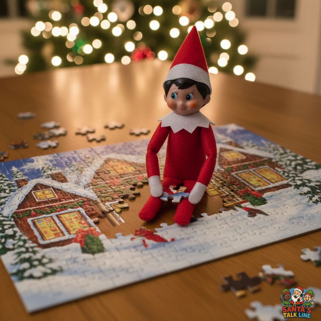Elf on the Shelf Ideas Puzzle Ideas - Magical Christmas Fun